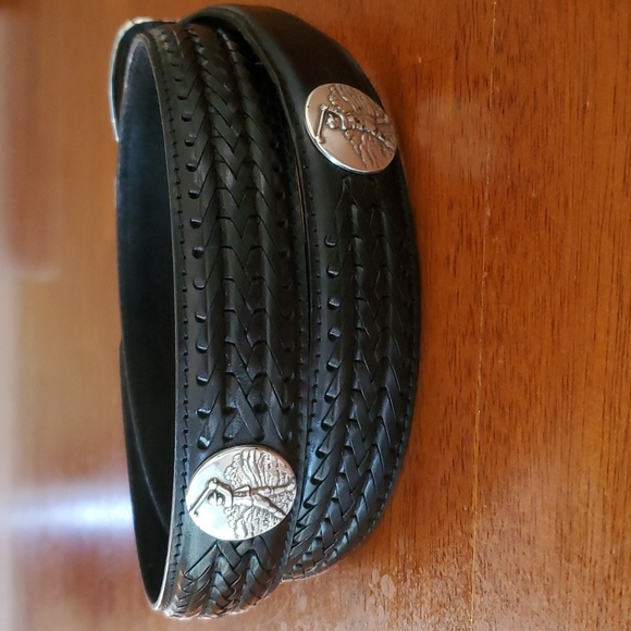 Brighton ONYX | Accessories | Brighton Onyx Black Leather Conch Golf ...